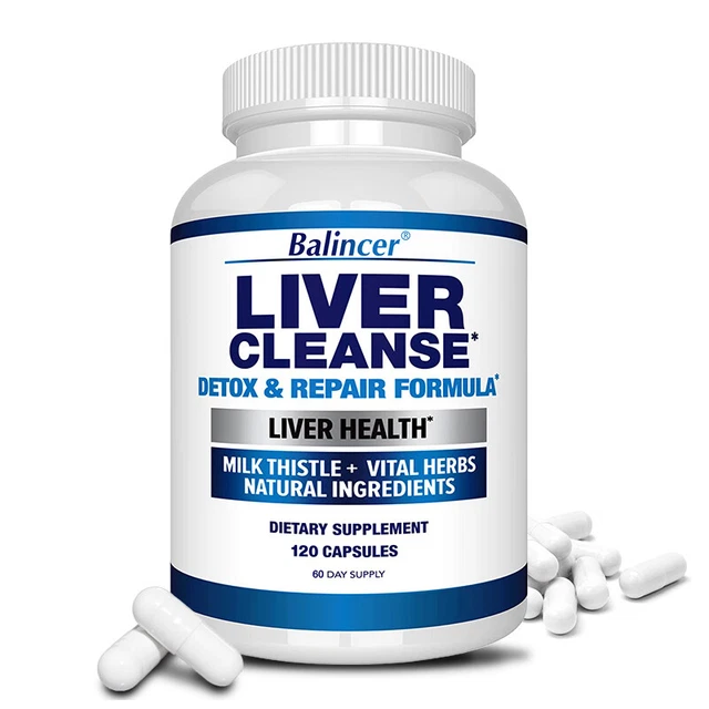 LIVER PROTECTION, DETOXIFICATION, and Repair Milk Thistle -120 Capsules ...