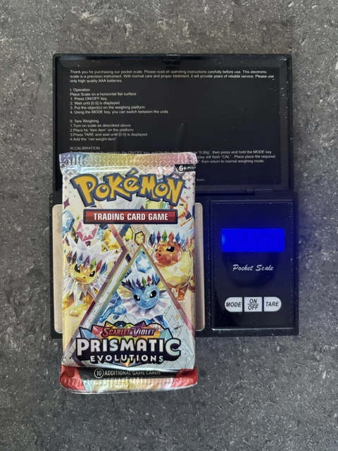 POKÉMON TCG - Prismatic Evolutions Booster Pack - Sealed - HEAVY PACK ...