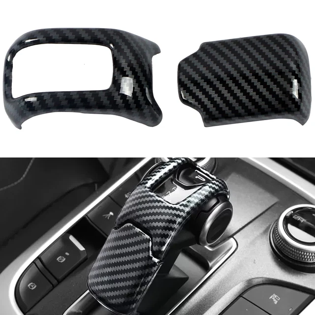 FOR GWM TANK 300 2020-2024 Carbon Black Gear Shifter Cover Decor Trim ...