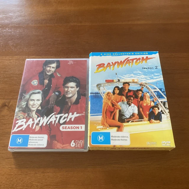 BAYWATCH SEASON 1 + Season 2 DVD Bundle Complete VGC Region 0 Free ...