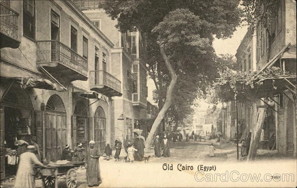 EGYPT CAIRO VIEW of Old City Postcard Vintage Post Card £7.88 - PicClick UK