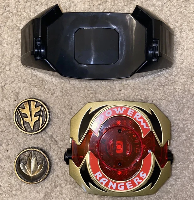 POWER RANGERS LEGACY Morpher Green/White Ranger Green Ranger Power Coin ...