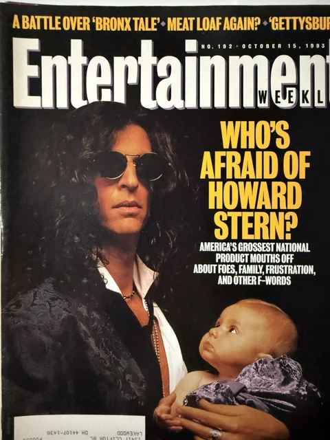 ENTERTAINMENT WEEKLY MAGAZINE Oct. 15, 1993 Howard Stern-Bronx Tale £4. ...