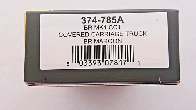 GRAHAM FARISH 374-785A BR Mk1 CCT Covered Carriage Truck BR Maroon NEW ...
