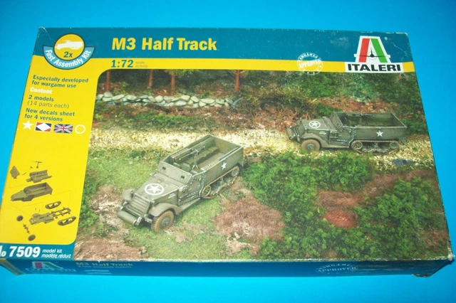 ITALERI M3 HALF TRACK 1:72 scale kit £9.98 - PicClick UK