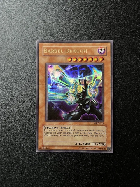 YU-GI-OH! BARREL DRAGON - MRD-126 - Ultra Rare - Unlimited Edition ...
