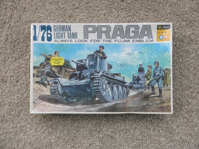 FUJIMI 1:76 PRAGA Plastic Model Military German Light Tank Kit WA6-250 ...