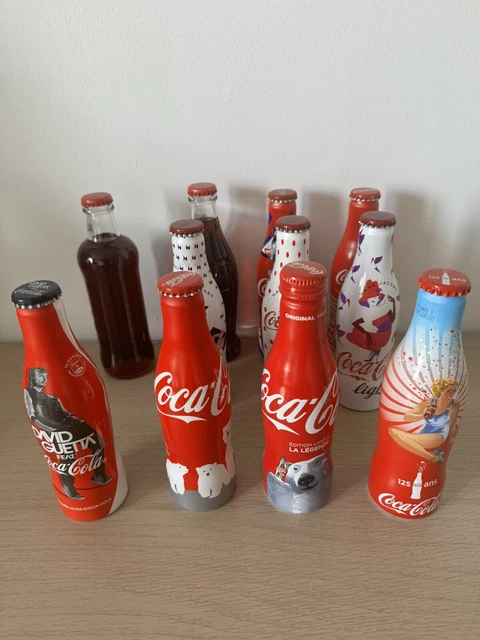 LOT BOUTEILLES COCA Cola Édition Limitée Pleines EUR 20,00 - PicClick FR