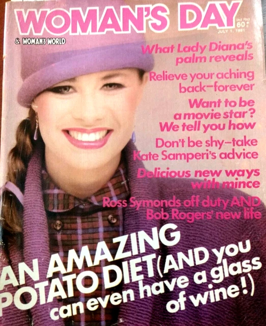 1981 WOMANS DAY magazine Sigrid Thornton~Deborah Hutton~Princess Di ...