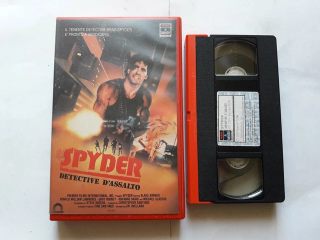 SPYDER - DETECTIVE d'assalto (1988) VHS Rca Blake Bahner, Gary Rooney ...