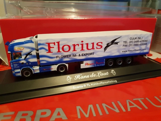 SCANIA R H. de Laat Transport B.V. Florius Flower Im & Export PC 121156 ...