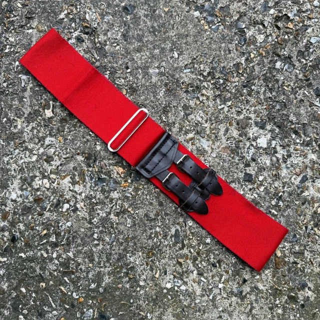 ROYAL MILITARY POLICE Stable Belt Adjustable Leather Straps Army ...