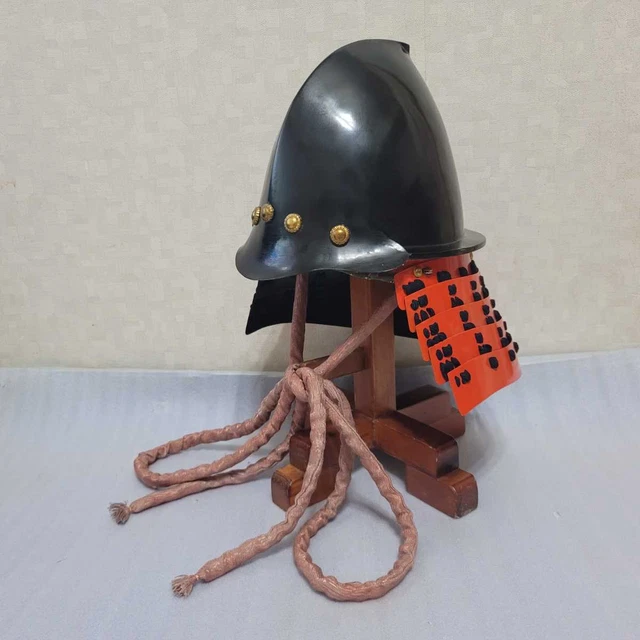 SUPER RARE NANBAN Helmet Life-size Antique Samurai Armor Japanese form ...
