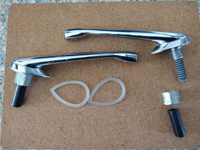 PAIR OF NEW Old Stock Classic Chrome Wing Mirror Arms - Tudor - Dex ...