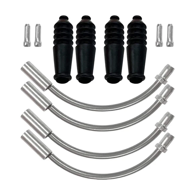 BIKE BRAKE NOODLE Cable Guide Pipe Spare Parts Rubber Boots for Riding ...