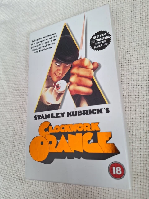 CLOCKWORK ORANGE VHS Video Box by Stanley Kubrick Big Box PAL £9.99 ...