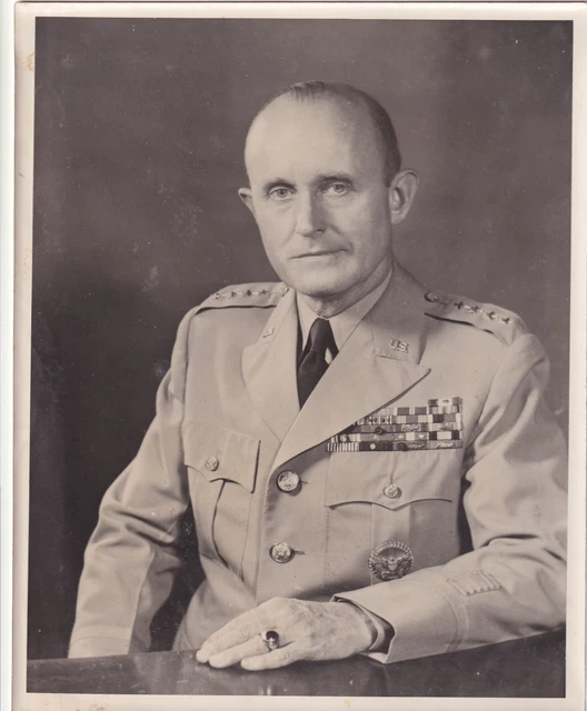ORIGINAL PRESS PHOTO General Alfred Gruenther at SHAPE 1.11.1951 £12.50 ...