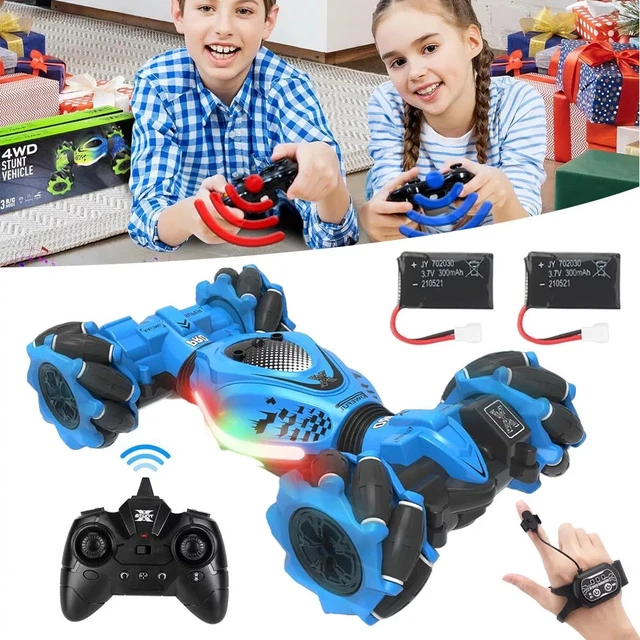 4WD RC CAR 2.4GHz 360° Rotation With Music And Lights Control Toy Gift ...