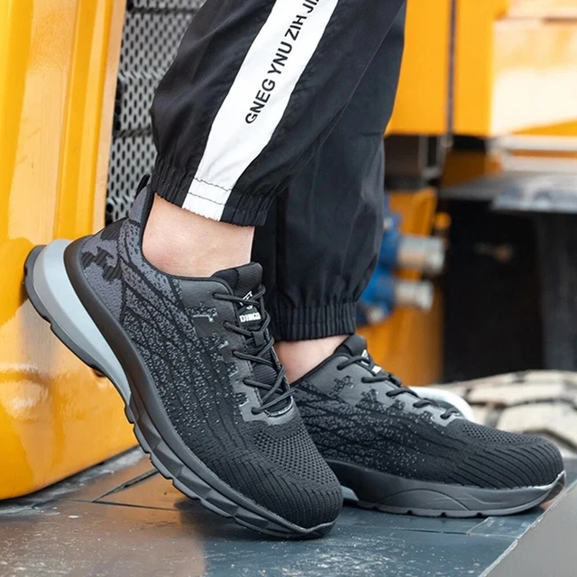 WISETT STEEL TOE Safety Trainers Lightweight Work Shoes Men Women UK 10 ...