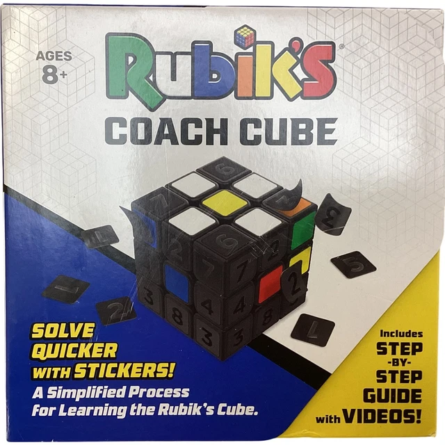 RUBIK'S COACH CUBE 3x3x3 Puzzle Includes Guide And Videos Ages 8+ TH £9 ...
