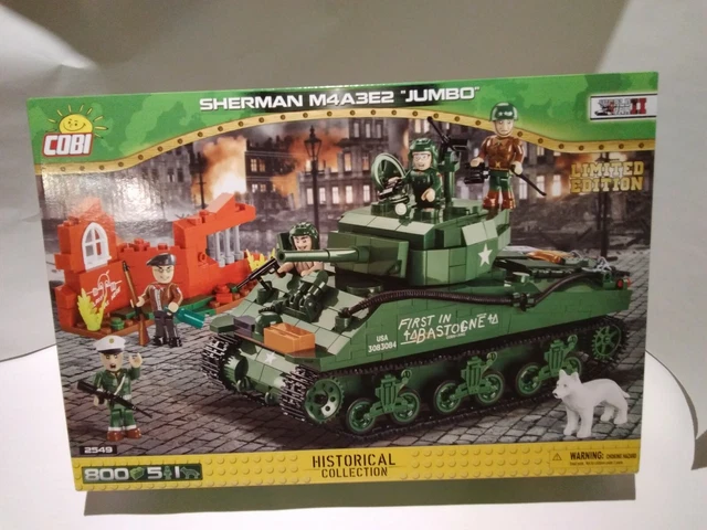 COBI 2549 SHERMAN M4A3E2 Jumbo Limited Edition Bausatz 800 Teile/5 ...