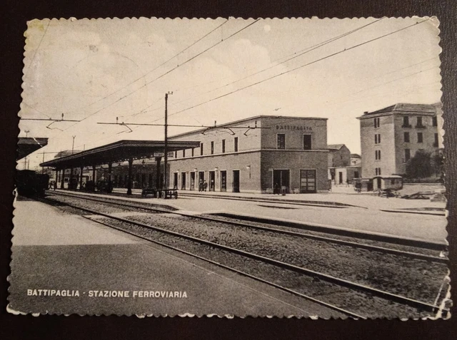 1952 BATTIPAGLIA (SALERNO) - interno della stazione ferroviaria EUR 6 ...