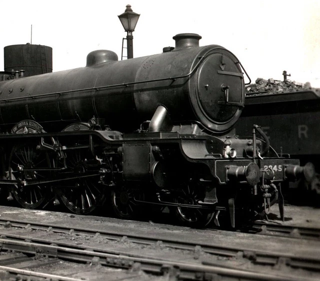 LNER 2845 THE Suffolk Regiment 4-6-0 train steam locomotive photograph ...