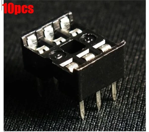 10 PCS IC Socket Adaptor Pcb Solder Type Dip Socket 6P 6-Pin 6 Pin cr EUR 0,95 - PicClick FR