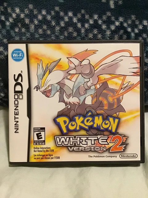 POKEMON: WHITE VERSION 2 NO GAME CASE + MANUAL ONLY (Nintendo DS, 2012 ...