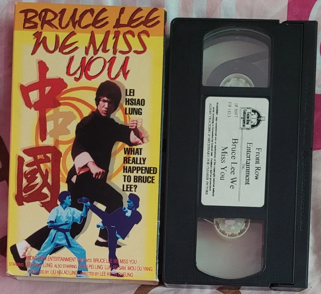 BRUCE LEE WE Miss You (VHS, 1995) £2.80 - PicClick UK