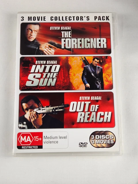 THE FOREIGNER + Into The Sun + Out Of Reach DVD (Region 4) VGC NEW CASE ...