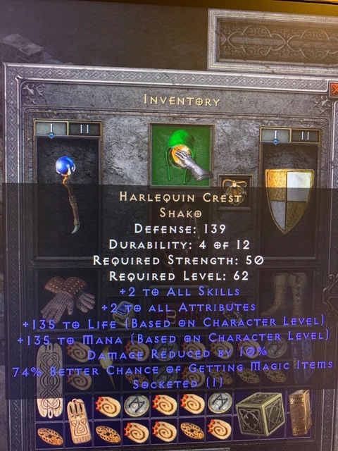 DIABLO 2 RESURRECTED Shako softcore $3.00 - PicClick CA