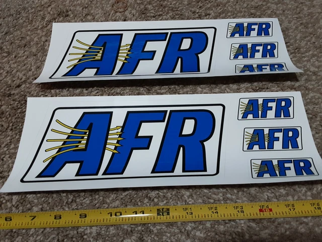 LOT OF 2 AFR Cylinder Heads Racing Decals Stickers Street Outlaw NHRA ...