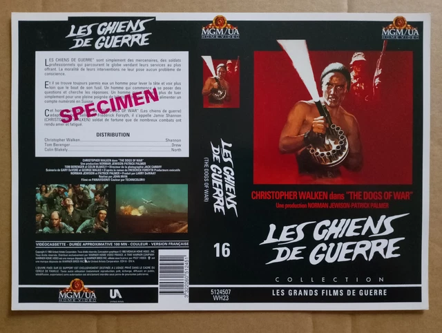 JAQUETTE VHS - Les Chiens De Guerre - Vhs Sleeve EUR 5,00 - PicClick FR