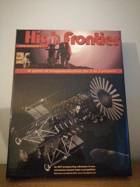 HIGH FRONTIER BOARD Game by Phil Eklund / Sierra Madre Games £19.95 ...