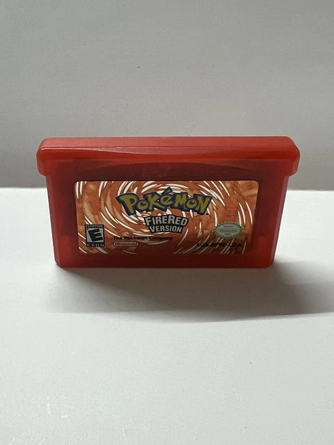 POKEMON FIRERED FIRE Red Authentic Nintendo Game Boy Advance $91.00 ...