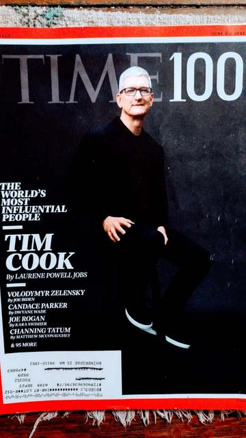 TIME MAGAZINE JUNE 6-13, 2022 Tim Cook Worlds Most Influential People ...