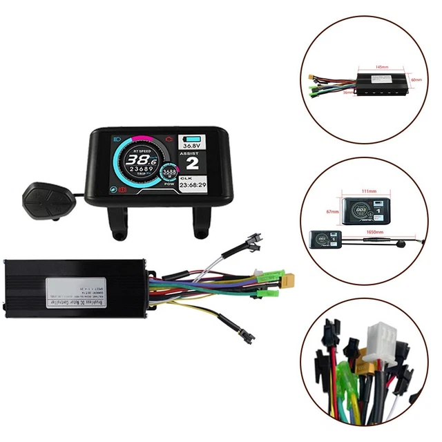 AFFIDABILE CONTROLLER SINUSOIDALE con LCD UKC1 per biciclette ...