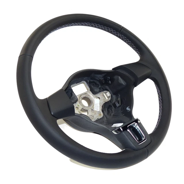VOLANTE IN PELLE Volante Pelle Nero VW Golf 6 VI Cabriolet Touran 1T3 ...