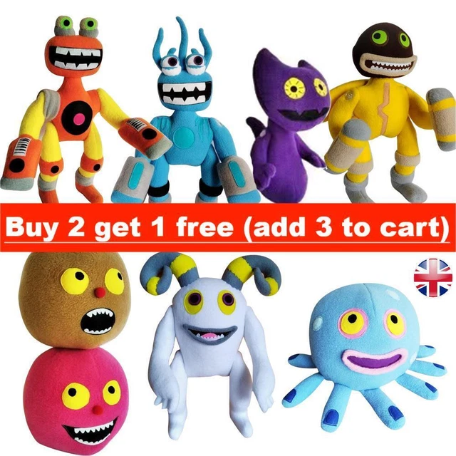 NEW MY SINGING Monsters soft Teddy Rare Mammott Maw Plush Toy Soft Doll ...