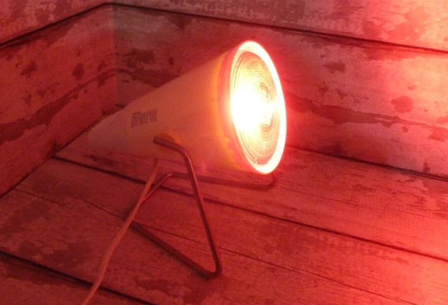 VINTAGE PHILIPS INFRAPHIL HP3609 Infrared Heat Lamp Light VGC Muscle ...