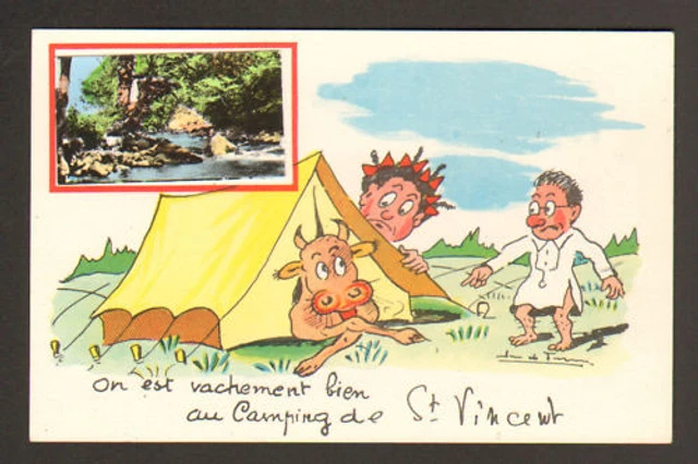 SAINT-VINCENT (15) CAMPING , Humour de Jean de PREISSAC EUR 14,00 ...