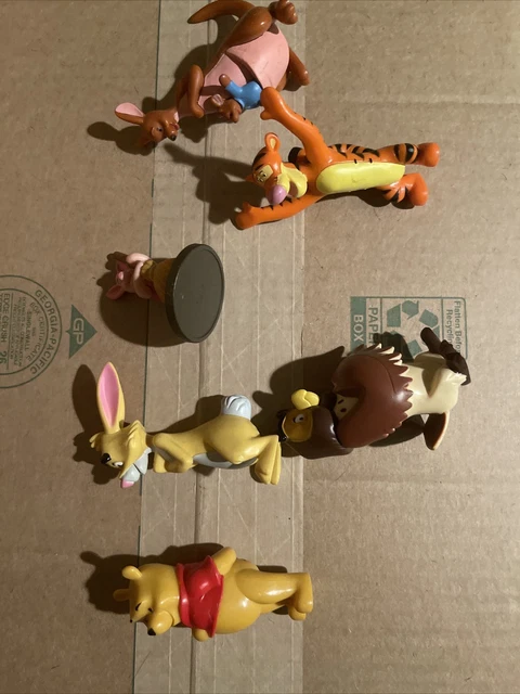 DISNEY STORE PVC Figures Winnie The Pooh Tigger Rabbit Piglet Kanga Roo ...