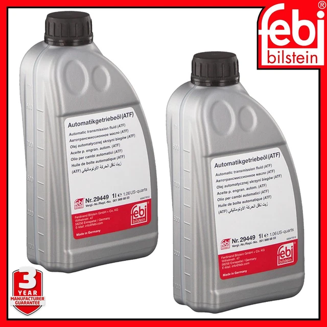 2L AUTOMATIC TRANSMISSION Fluid Febi 29449 For Mercedes C E G R S V CL ...