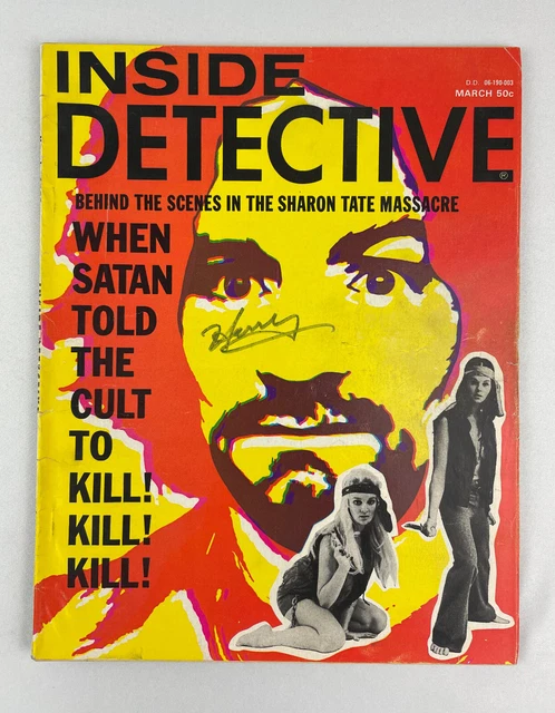 INSIDE DETECTIVE, MARS 1970, Vintage True Crime Stories, Charles Manson ...