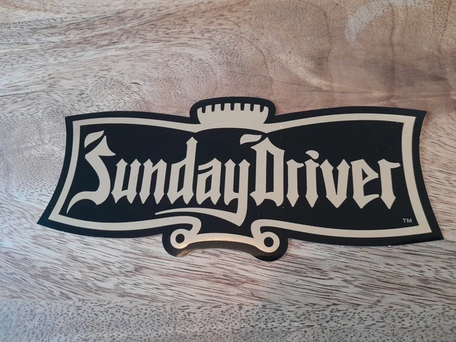RARE ROCKSTAR GAMES Grand Theft Auto GTA Sunday Driver Sticker Gold ...