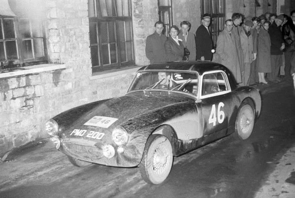 JOHN SPRINZEL R Bensted-Smith Austin Healey sprite 1960 OLD RALLY CAR ...