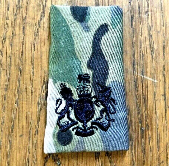 COLOUR/STAFF SERGEANT NCO Rank Slide Black Multicam British Military ...