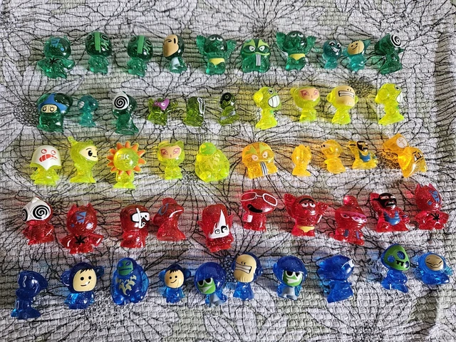 GOGOS CRAZY BONES Clear Glitter Figures Rare Bundle x 50 £19.99 ...
