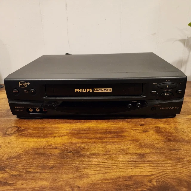 PHILIPS MAGNAVOX VRZ360 AT02 4 Head Hi-Fi VCR No Remote Tested £35.75 ...